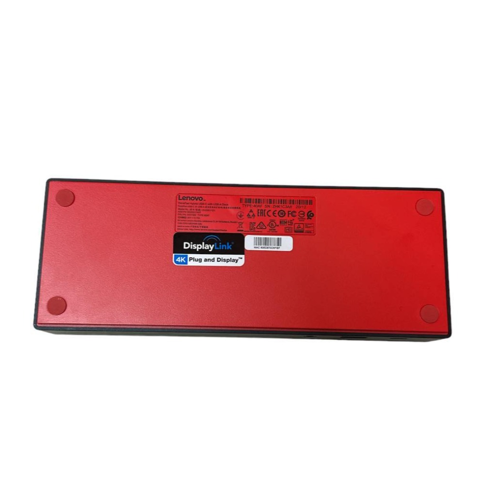 Pre-owned Lenovo ThinkPad Hybrid 4K USB-C with USB A Dock - 40AF - Own4Less